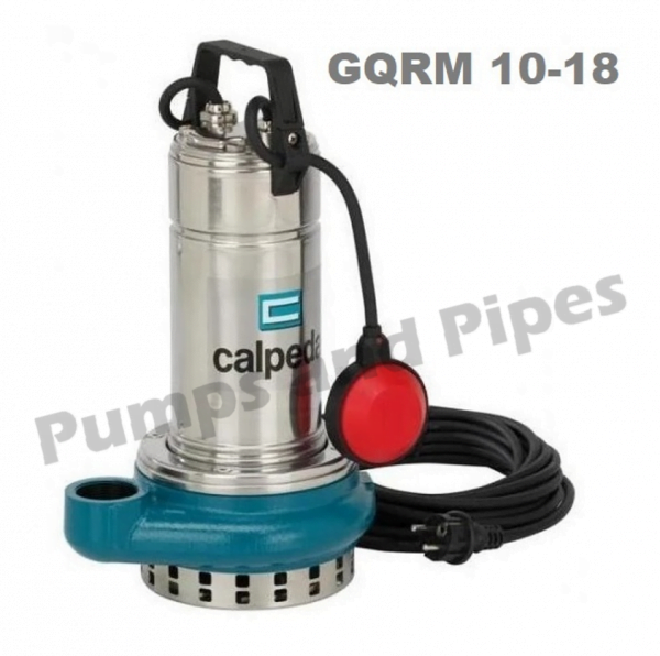 Calpeda GQRM 10-18 Submersible Drainage Pump – Automatic Sump Pump – Pumps and Pipes