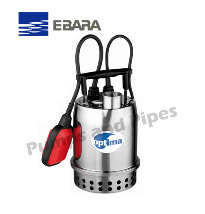 Ebara Optima MA Optima MS Optima M Domestic Single Phase Sump Pump ...