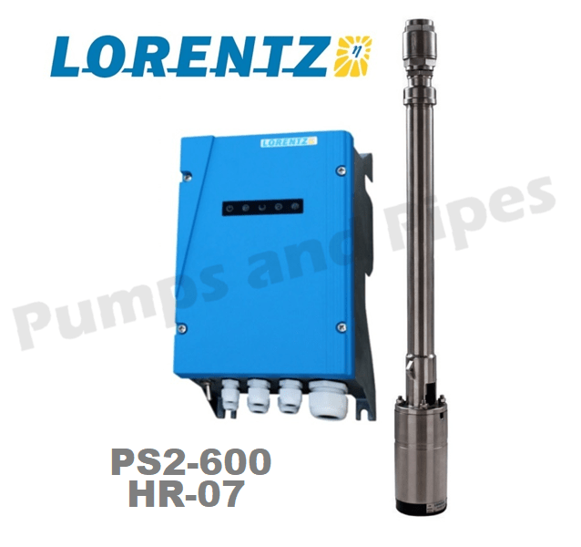 Lorentz PS2-600 HR-07-3 Helical Rotor Submersible Solar Pump System ...