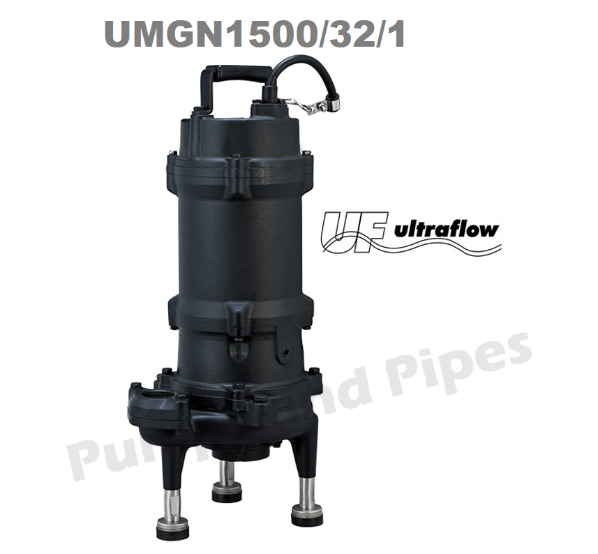 UMGN1500/32/1 UltraFlow Single Phase Manual Grinder Pump 1.5kW 2HP ...