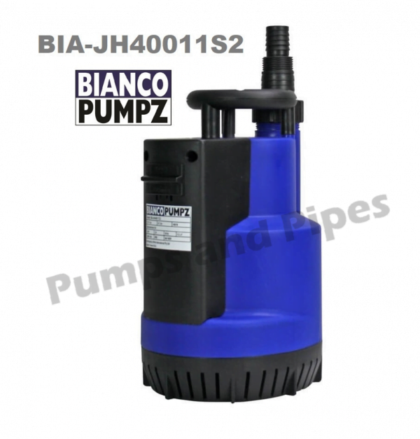 Bianco Automatic Drainage Sump Pump or Tank Pump 0.4kW Single Phase ...