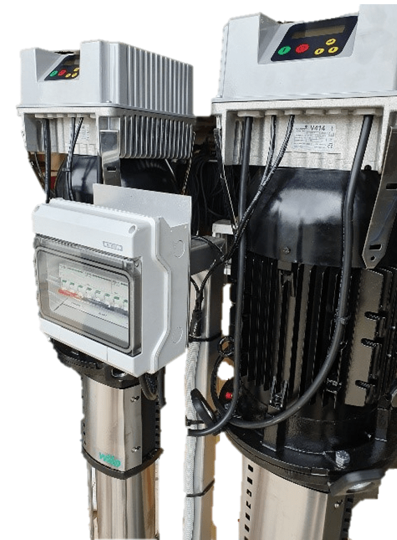 Dual Pump 12.0 lps @ 600kPA Constant Pressure VSD Booster Pump Unit for ...