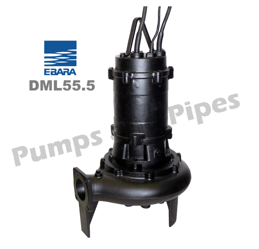 30 lps @ 11.0 metres 80DML55.5 or 100DML55.5 Storm Water Sewage 5.5kW ...