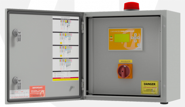 Dual 11kW Matelec Advanced Control Panel – 2 pumps – Pumps and Pipes