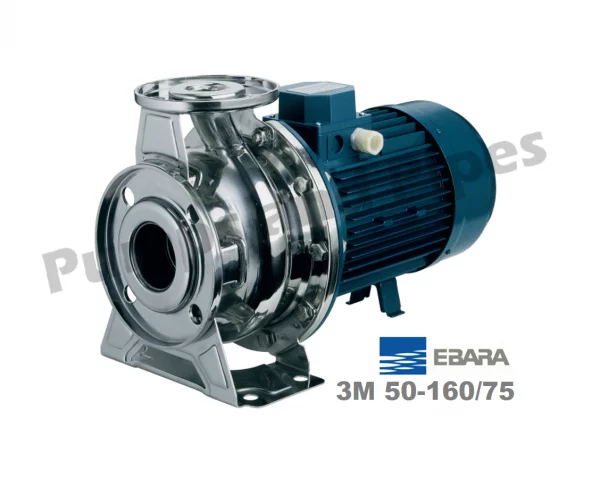 Ebara 3M 50-160/7.5 10HP 7.5kW Three Phase 304 Stainless Steel Centrifugal Pump Unit – Pumps and ...