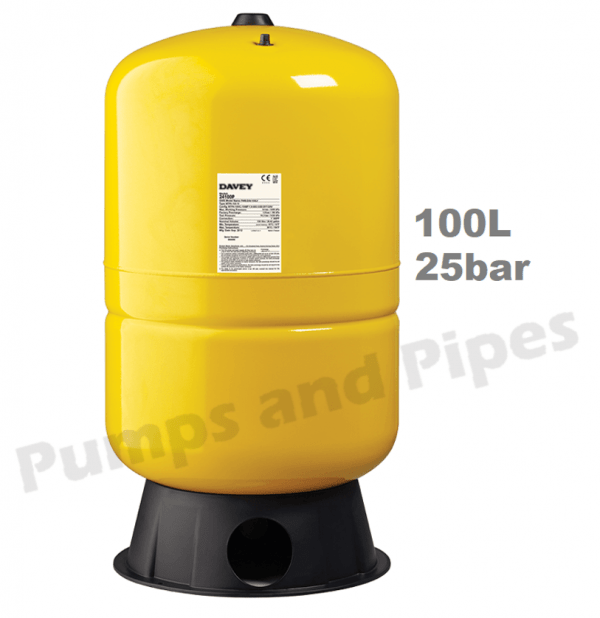 100 Litre Pressure 10bar Rated Pressure Tank – 24100P – Pumps and Pipes