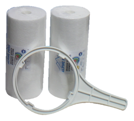 House Water Filter With UV Light 3 x 10inch Big Blue Filters and VIQUA ...