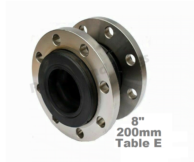 Rubber Bellows 8″ 200mm Table E Flanged Expansion Vibration Joints ...