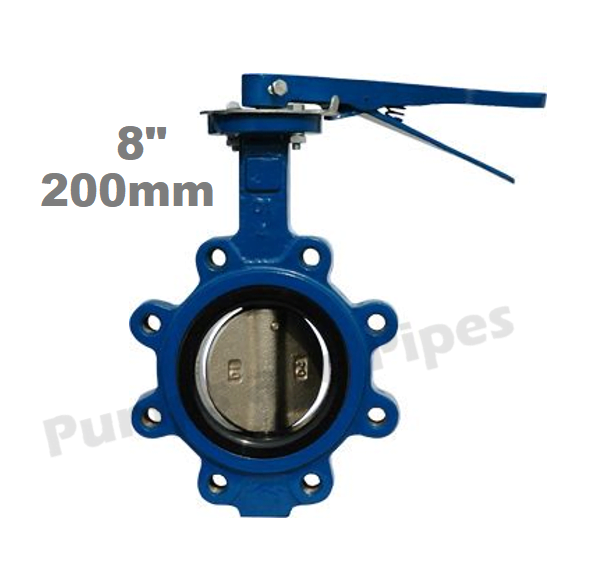 Butterfly Valve 8″ 200mm Lugged Lever Handle Valve – Pumps and Pipes