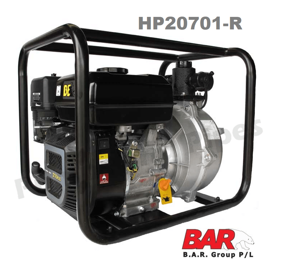 Engine Driven 7HP HP20701-R Single Impeller 2″ Pump in Roll Frame Fire ...