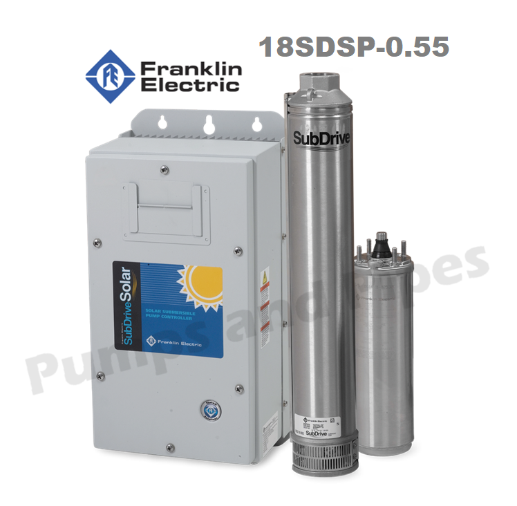 Franklin Solar Pump 18SDSP-0.55 Solar Kit 300GPH @ 80 Meters – Pumps ...