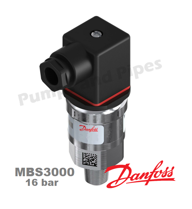 Danfoss MBS3000 Transducer range 16 Bar 4-20mA 1/4″MI BSP Transmitter – Pumps and Pipes