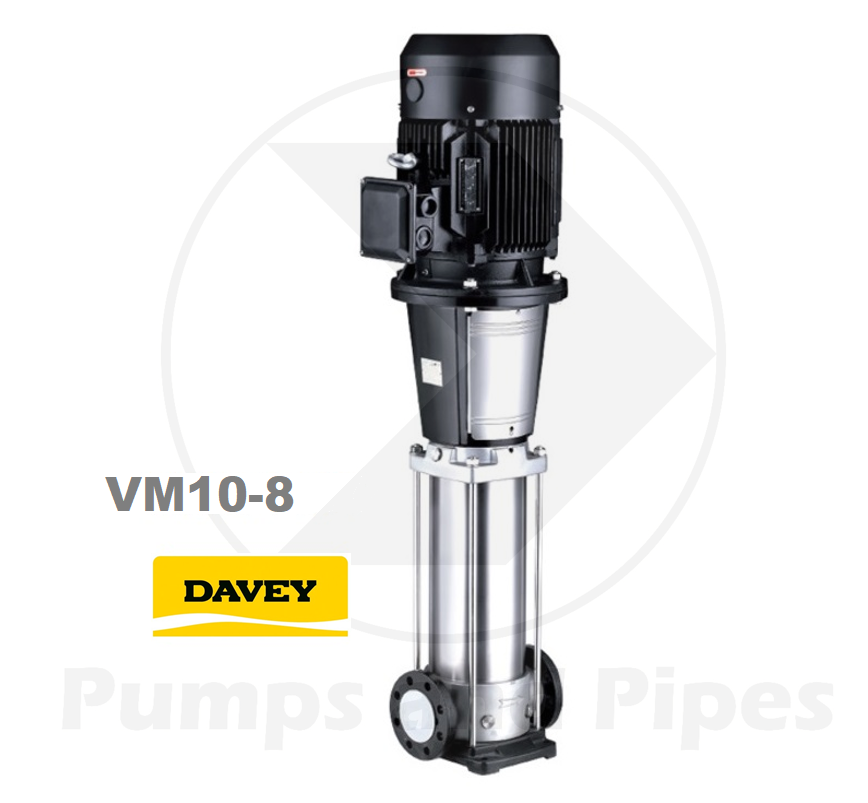 Davey VM10-8/3 3.0kW Vertical Multistage Pump New Model VM10-8H3 ...