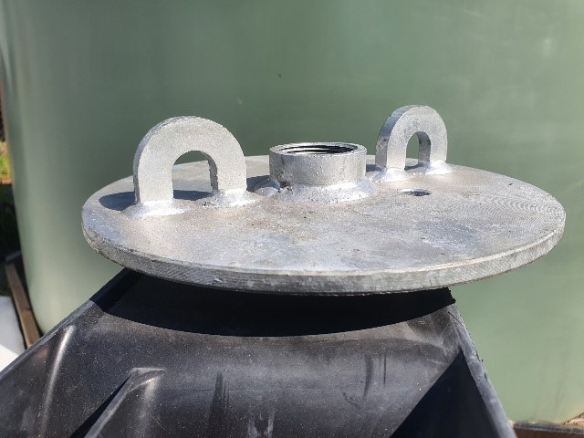 Bore Cap 40mm Galvanised With Lifting Lugs – Bore Caps for Submersible ...