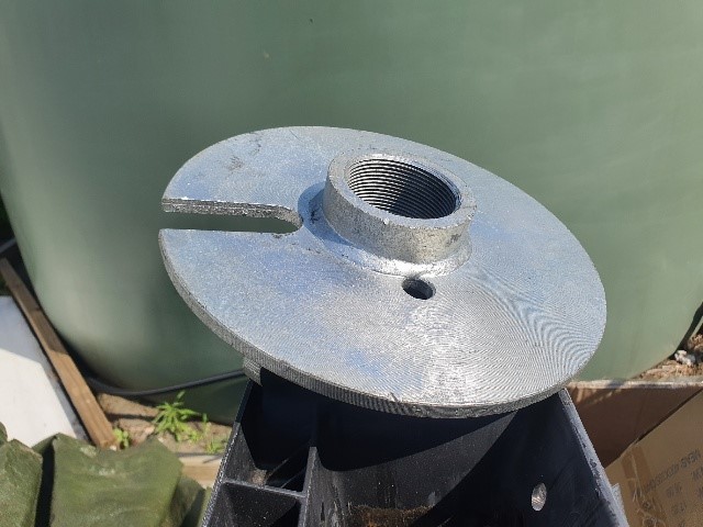 Bore Cap 50mm Galvanised With Lifting Lugs – Bore Caps for Submersible ...