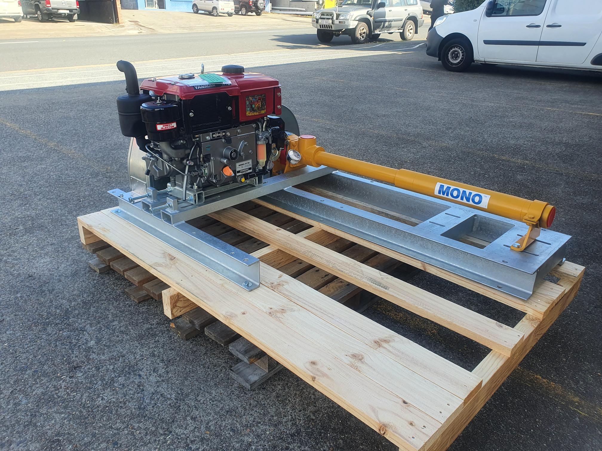 ASP520 Motorotor Pump With Yanmar TF70 7.0HP Diesel Engine And Electric ...