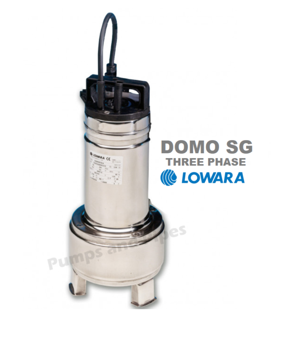 Lowara DOMO SG Manual Single Phase Stainless Steel Sump Pump Brisbane ...