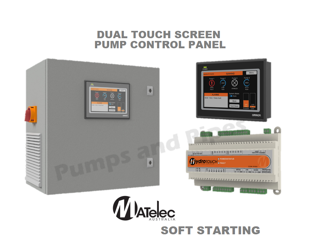 Touch Screen Control Panel HydroTOUCH Sewage Storm Water Potable Water ...