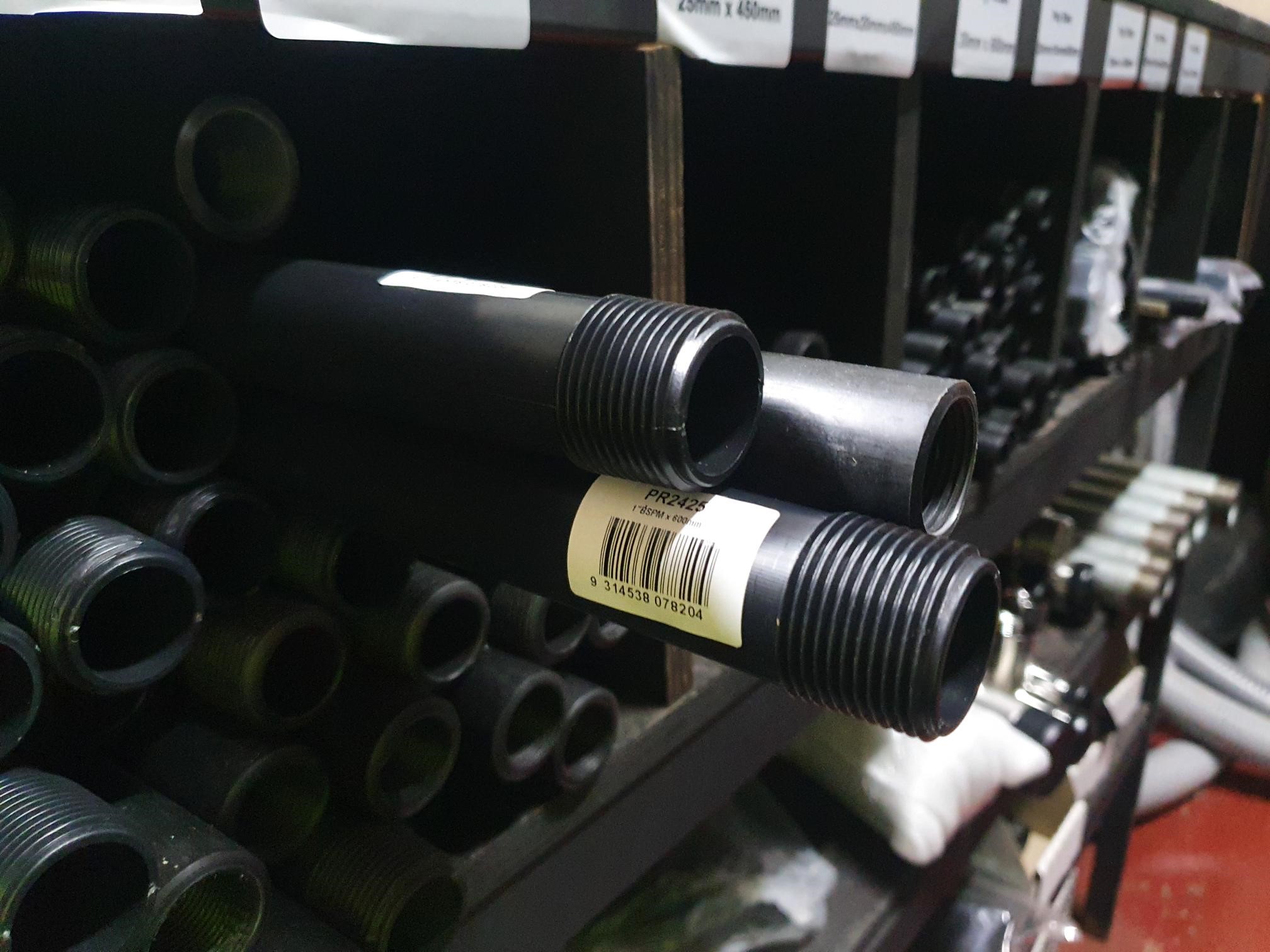 Poly Riser 15mm Male BSP Threads Various Lengths – Poly Risers – Pumps ...