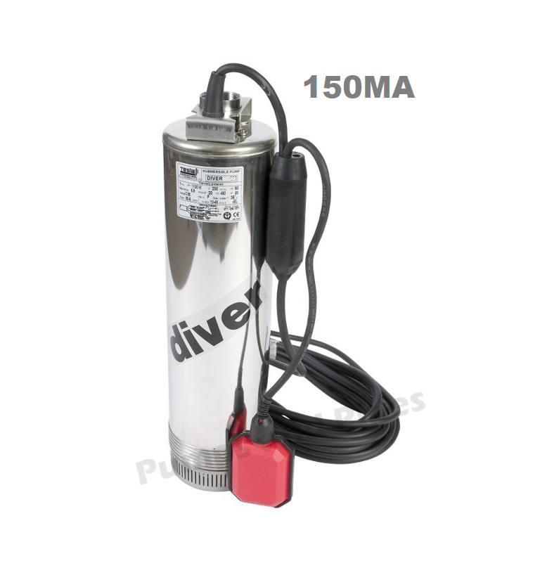 DIVER150MA Automatic Submersible Tank Pump For Domestic Water – DAB ...