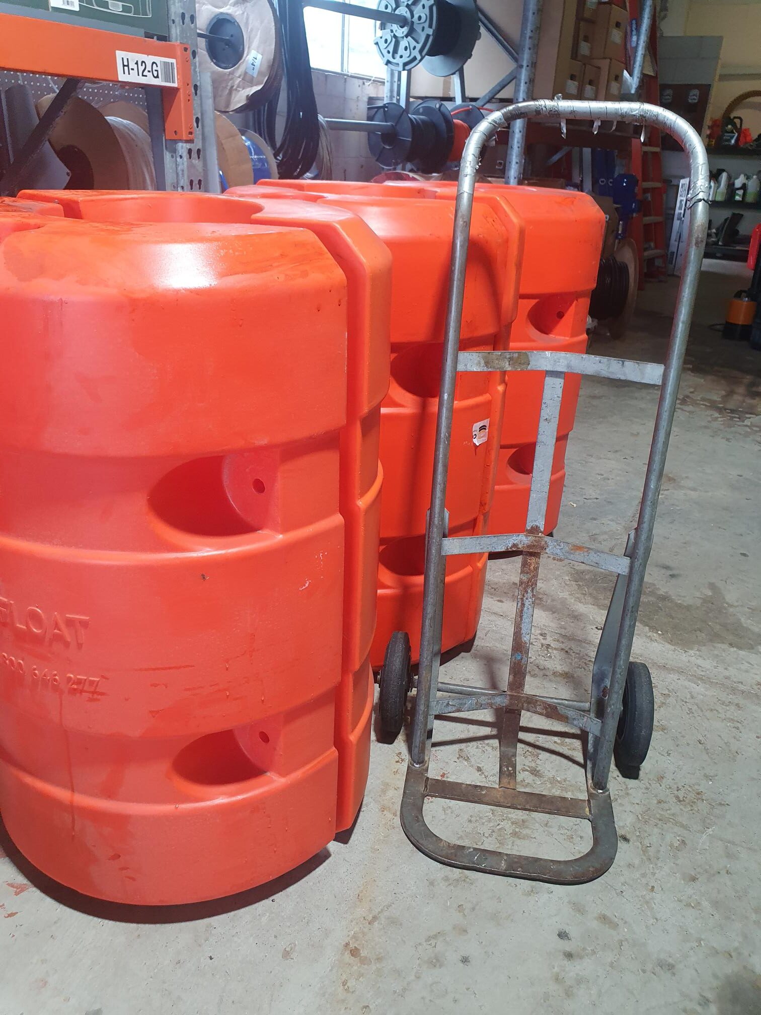 Large Orange Floats For HDPE Poly Suction Lines – Orange In Colour ...