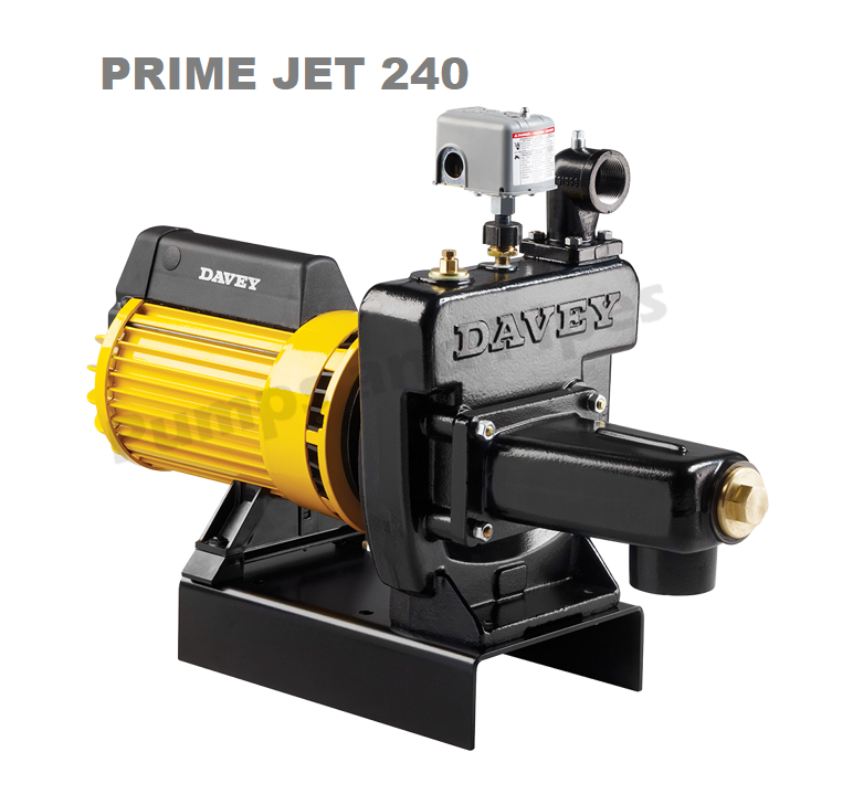 Davey Prime Jet 240 Three Phase Shallow Well Pressure Unit – Pumps and Pipes