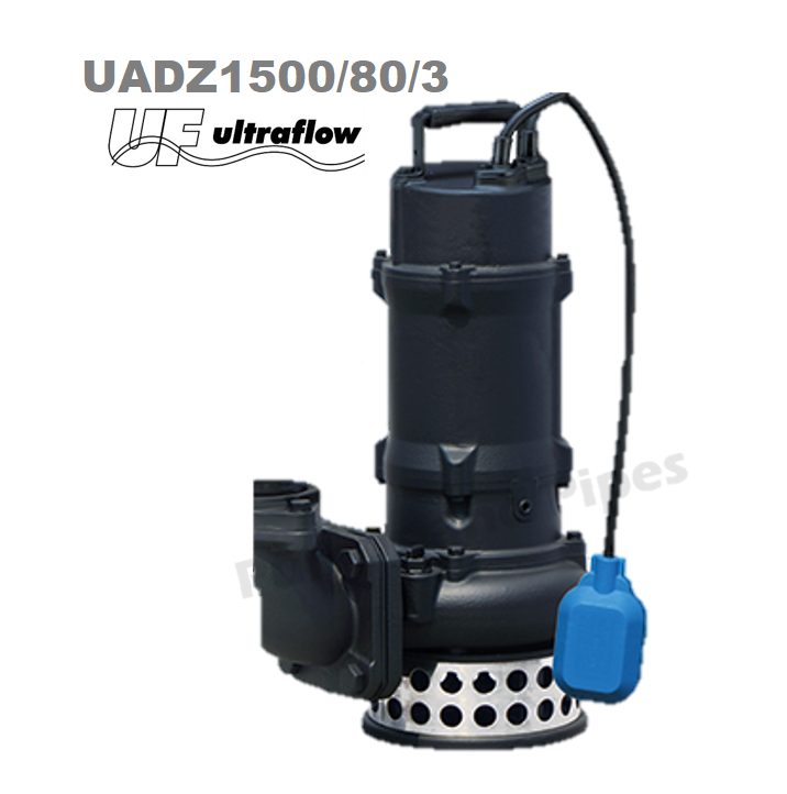 600lpm @ 8m Three Phase Automatic Stormwater Pump Ultraflow UADZ1500/80 ...