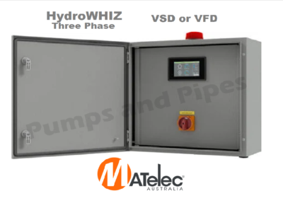 Touch Screen Dual Pump Controls – Two VSD’s Or VFD Three Phase 415 Volt ...
