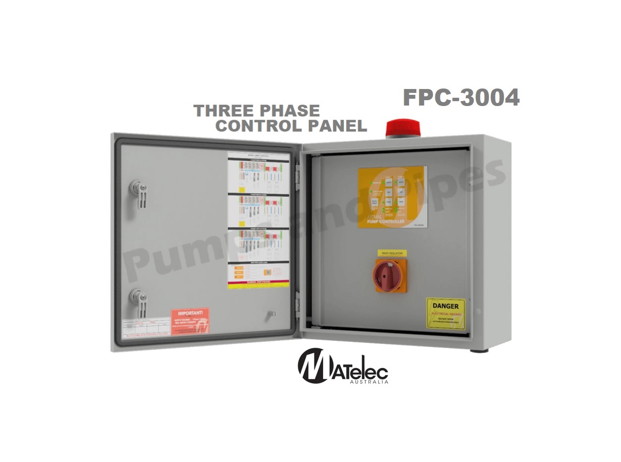 Dual Pump Controller – FPC-30040 Supply 400/3/50 SMS Coms And Manual ...