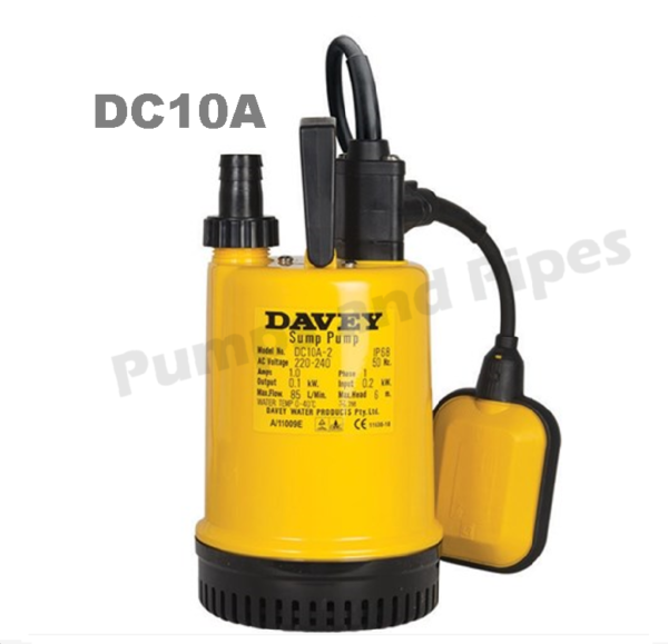 Mukmova Pump Single Phase By Davey – Self Priming Waste Pump – Model ...