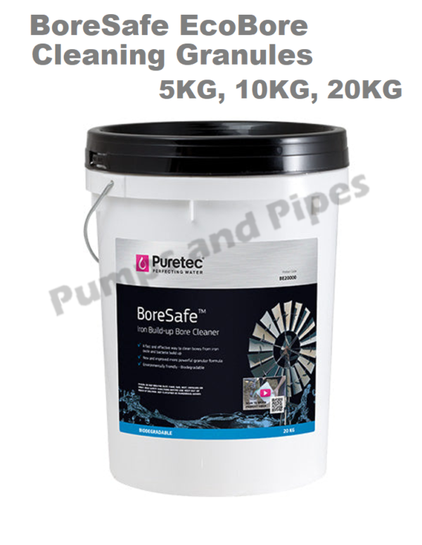 Boresafe Bore Cleaner – Red Iron Oxide Remover from Submersible Bore ...
