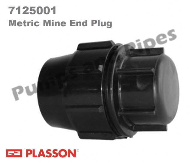 7225001 63mm x 2″ ISO Mine Fitting – HDPE – Poly – Metric Joiner ...