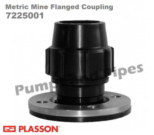 7225001 63mm x 2″ ISO Mine Fitting – HDPE – Poly – Metric Joiner ...
