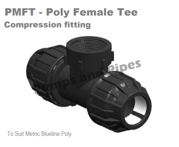 PMCO Metric Poly Coupling or Joiner – Blue Line Fitting Sizes 16 20 25 ...