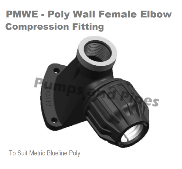 PME Metric Poly X Metric Poly 90deg Elbow – Blue Line Fitting Sizes 16 ...