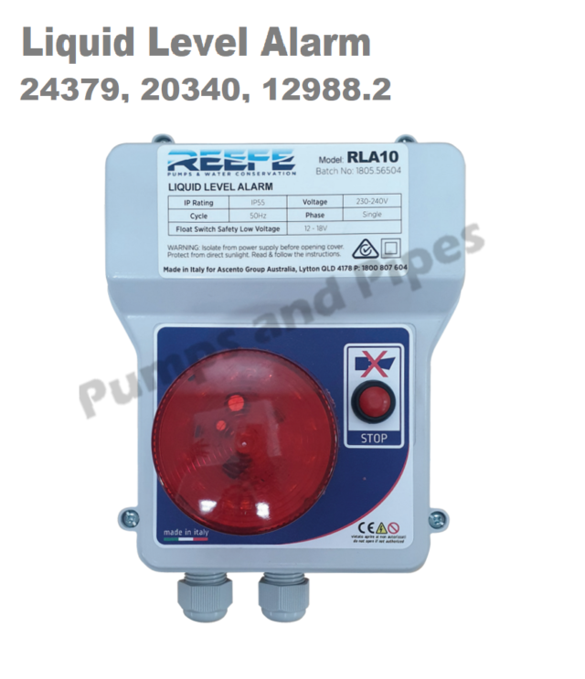 19351 & 4999 Liquid Level Alarm with Float Switch and Strobe and ...