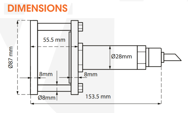 Sewage Hydrostatic Level Transducer – Depth Range 0-1 metre 4-20mA ... Sewage Hydrostatic Level Transducer – Depth Range 0-1 metre 4-20mA ...