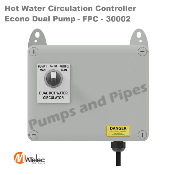 FPC-30002 – Hot Water Circulation Controller – Econo Dual Pump Single Phase -Matelec – Pumps and ...