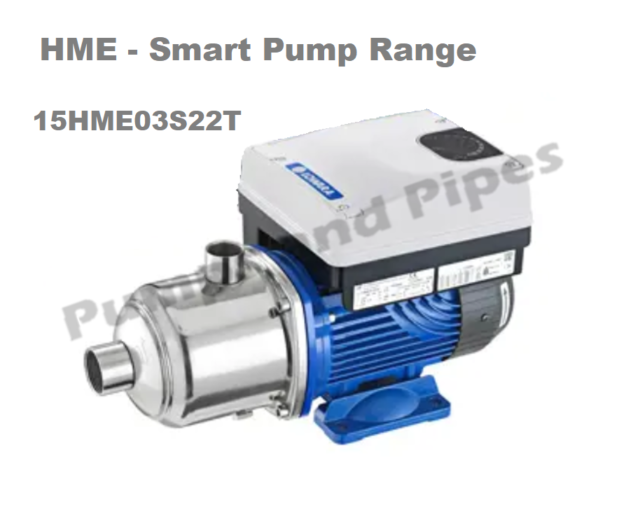 10HME04S22T Smart Pump Range 2.2kW 240V 50HZ Three Phase Stainless Steel Multistage Pump ...