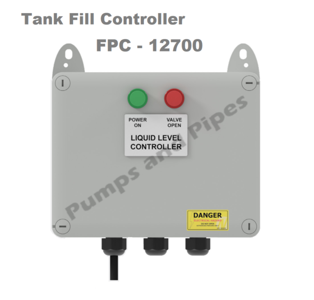 FPC-12702 Single Phase 230VAC Tank Fill Controller – Valve Shut-Off ...