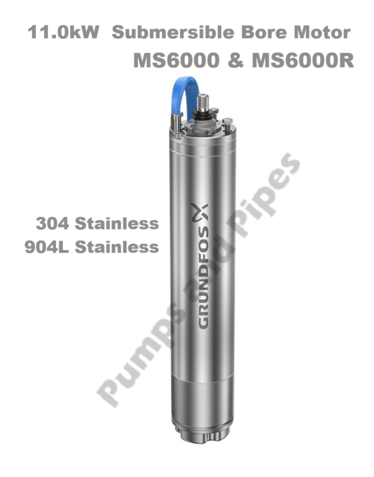 MS6000 & MS6000R Grundfos 26.0kW 304 & 904L Stainless Steel 415volt Three Phase 50hz Submersible ...
